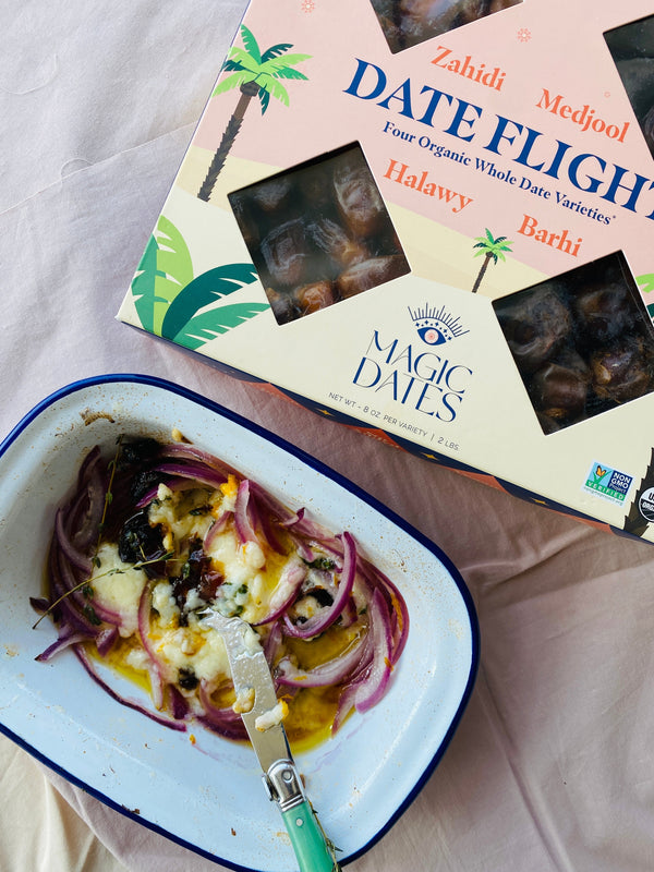 Baked Brie with Caramelized Dates - MAGICDATES